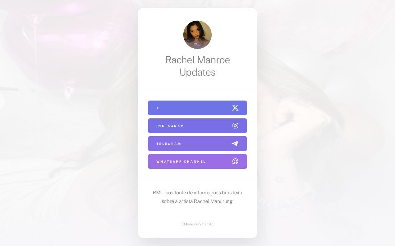Rachel Manroe Updates